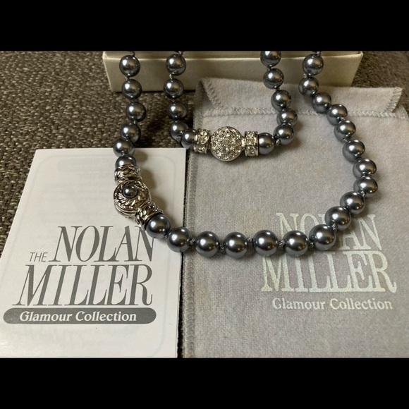 Nolan Miller | Jewelry | Nolan Miller Pearl Glamour Necklace Bracelet ...